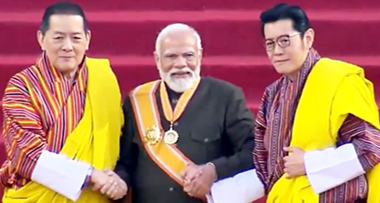 PM Modi Becomes 1st Foreign Head To Be Bestowed With Bhutan’s Highest Civilian Award Order Of ...